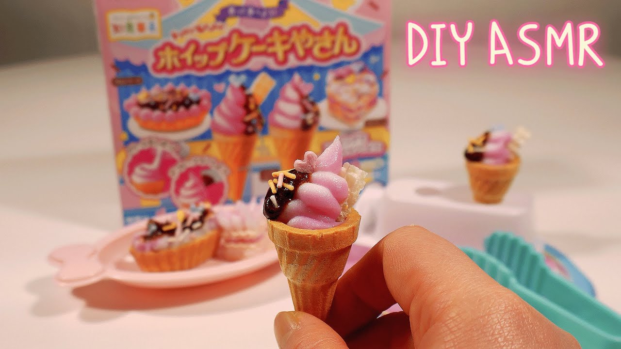 🍧🧁DIY ASMR🍧🧁MINI CAKE & ICE CREAM MAKING KITS Popin'Cookin' kracie 포핀쿠킨 ...