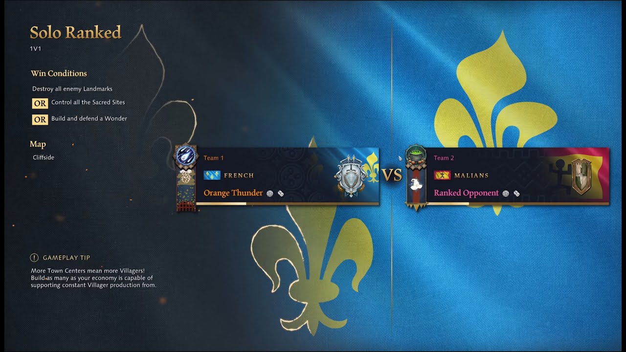 Age of Empires 4 Quest from Platinum to Conqueror! French vs French ...