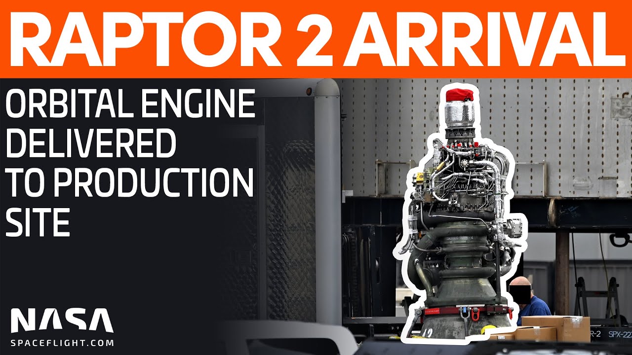 Raptor V2 Engine 42 Delivered | SpaceX Boca Chica - YouTube