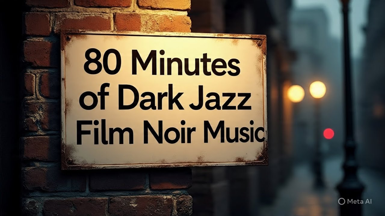 80 Minutes of Dark Jazz Film Noir Mixtape | No Ads | Retro Detective ...