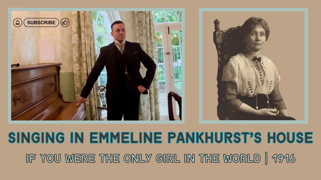 Singing Edwardian Song In Emmeline Pankhurst’s Home, Manchester - YouTube
