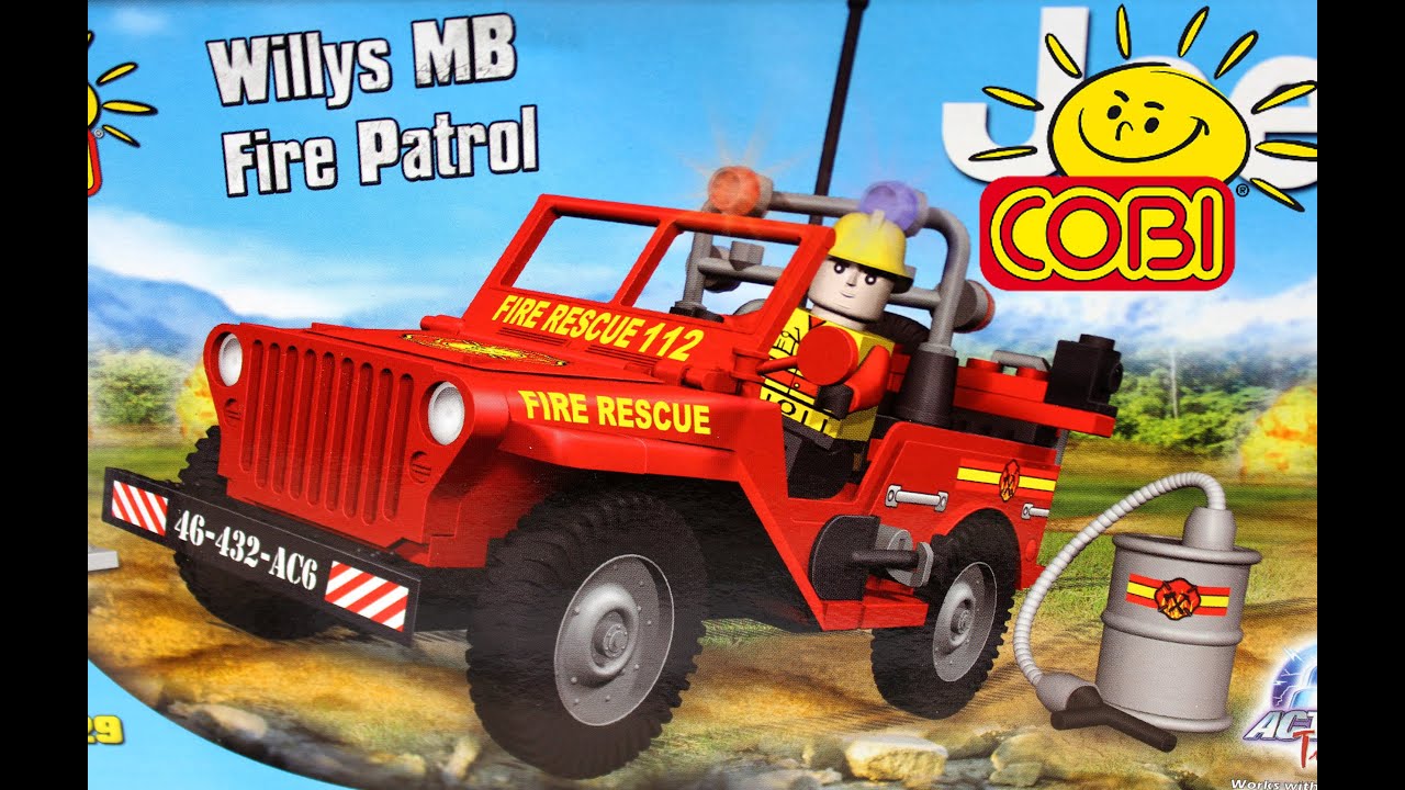 Fire Patrol - Jeep Willys MB - Action Town - Cobi - Love Toys - YouTube