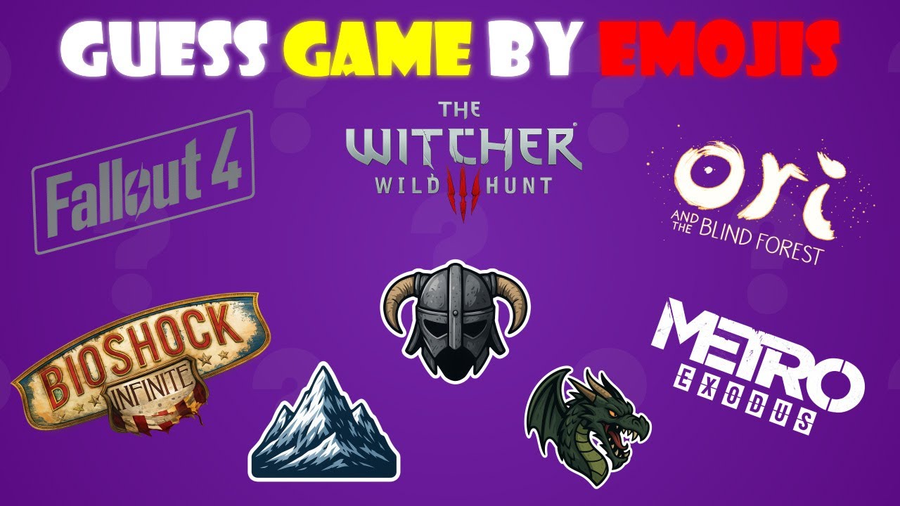 Guess the Game by Emoji| Try to guess them all - YouTube