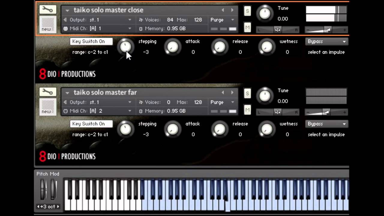 8DIO Solo Taiko Ensemble Realtime Performance - YouTube