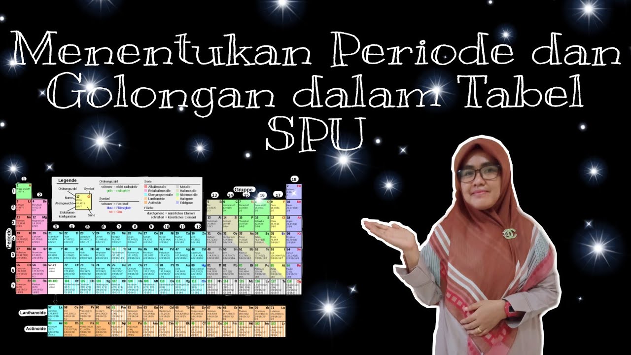 Menentukan Periode dan Golongan Unsur dalam Tabel SPU - YouTube