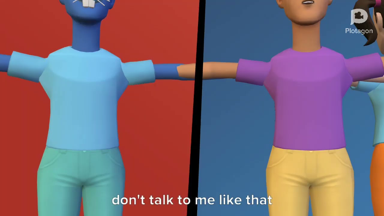 Plotagon but it's just t pose - YouTube