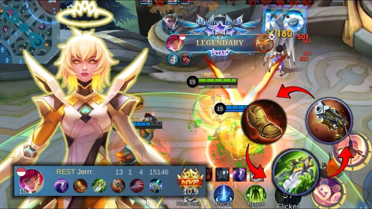 BUILD & EMBLEM BEATRIX TERSAKIT SEASON 31!! SAMPAI NGEKILL DI DALEM ...