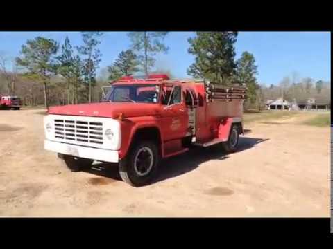 1976 Ford F750 1000 Gallon Pumper Fire Truck VN6696 - YouTube