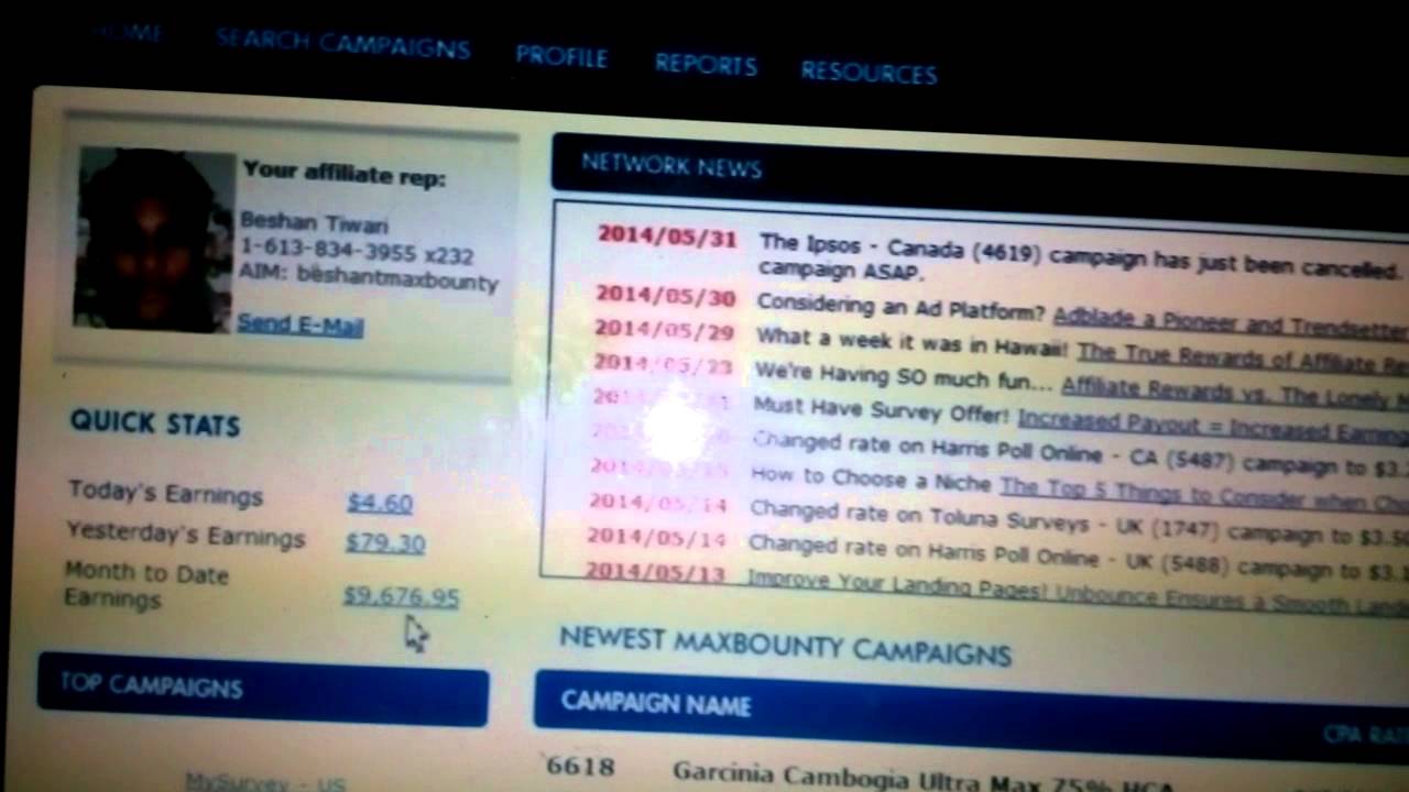 Max bounty last month earnings 9k$ - YouTube