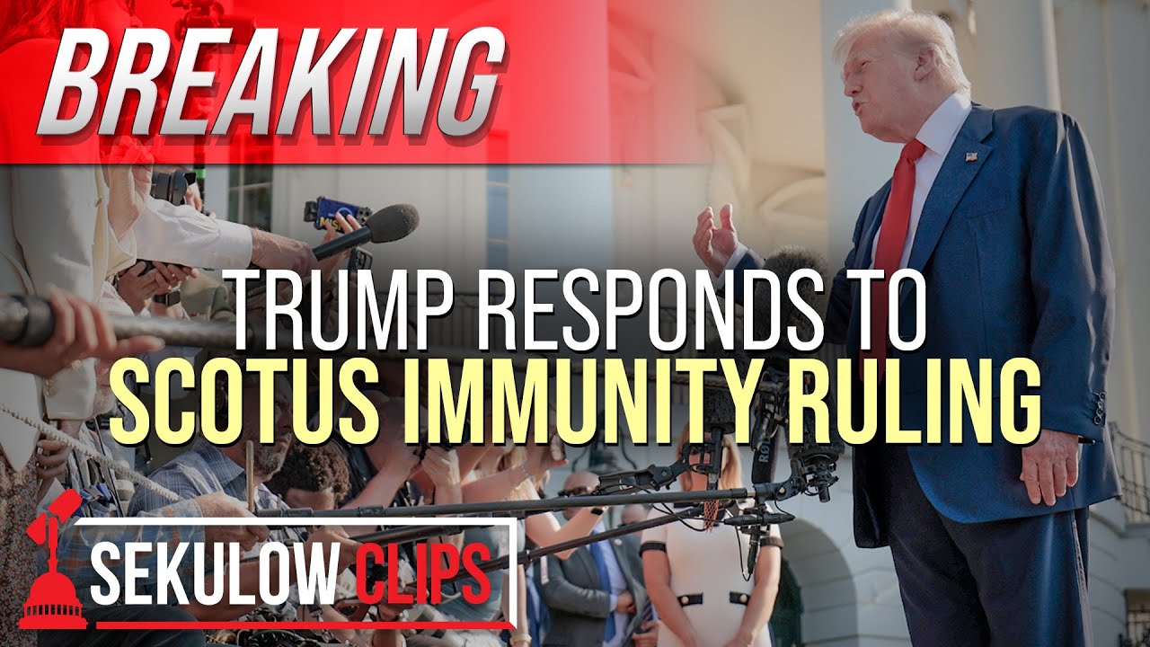 Trump Responds to SCOTUS Immunity Ruling: Is Obama Protected? - YouTube