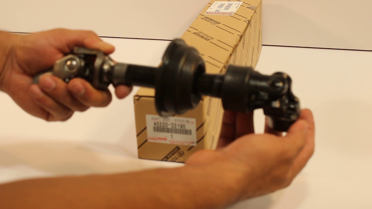 4522033190 TOYOTA SHAFT ASSY, STEERING ВАЛ РУЛЕВОЙ - YouTube