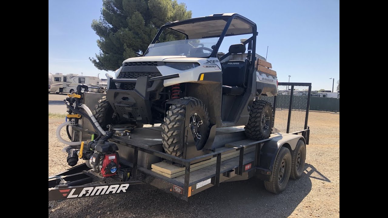 Polaris Ranger UTV sprayer walk around - YouTube
