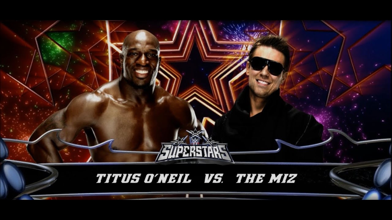 WWE 2K16 (Xbox 360) Titus O'Neil vs The Miz. - YouTube
