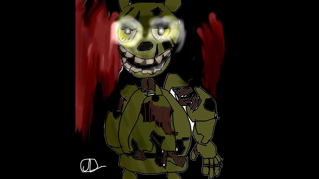 Я рисую СПРИНГ ТРАПА. I draw Spring Trap - YouTube