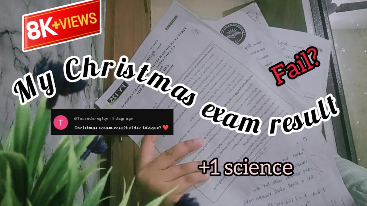 My Christmas exam result🥵📈got my exam papers😵‍💫pass or fail? #trend# ...