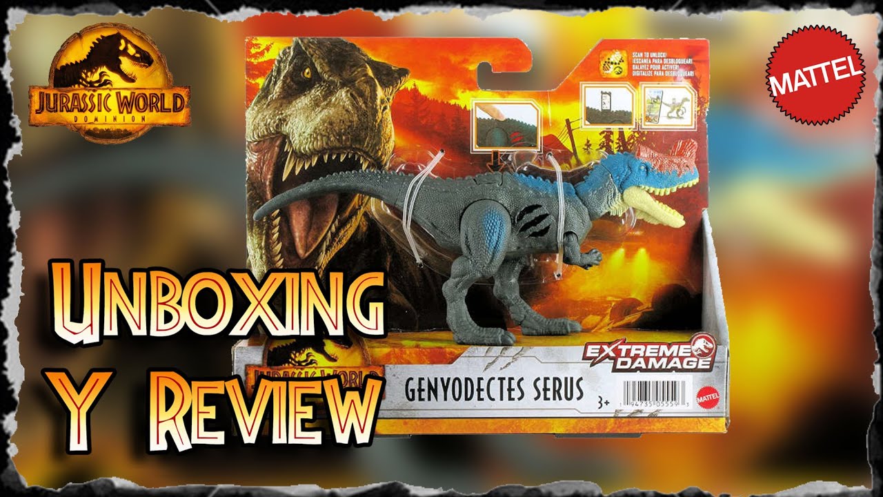 Unboxing y Review de Genyodectes Serus Extreme Damage de Jurassic World ...