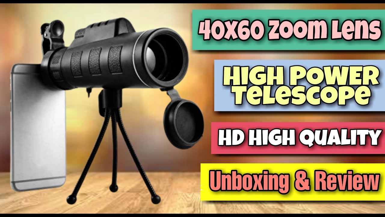 Universal Panda Camera Lens Monocular Telescope 40x60 HD Quality Lens ...