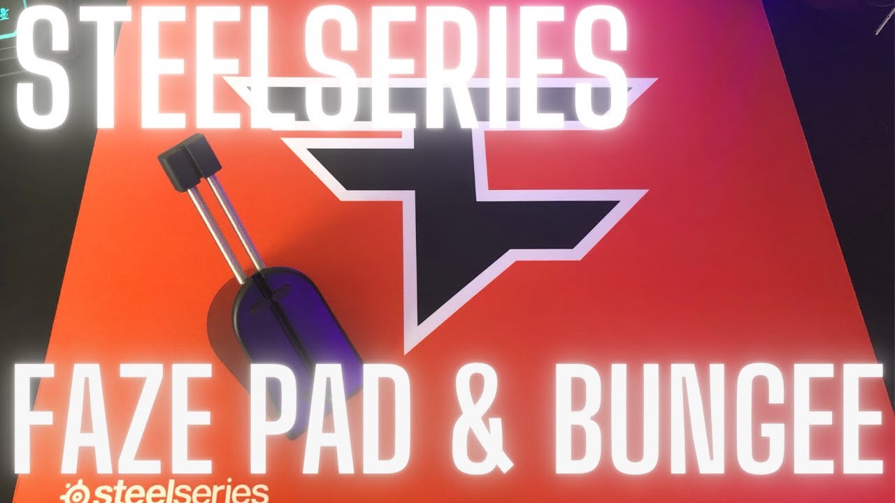 Steelseries FaZe Clan Mouse Pad & Bungee - YouTube