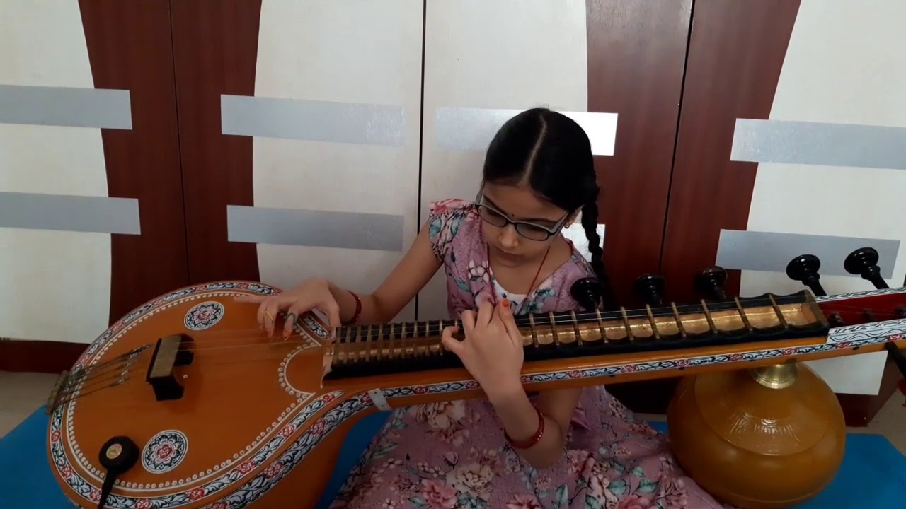 Mandara mandara song ( Bhagamathi movie ) on veena - YouTube