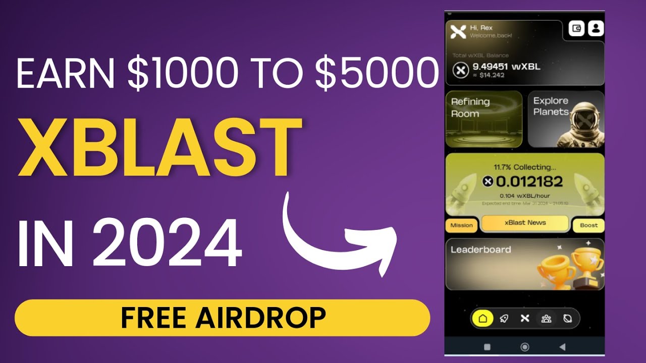 Best Mining app | xBlast Mining app | XBlast telegram | How to join signup, login xBlast mining ...