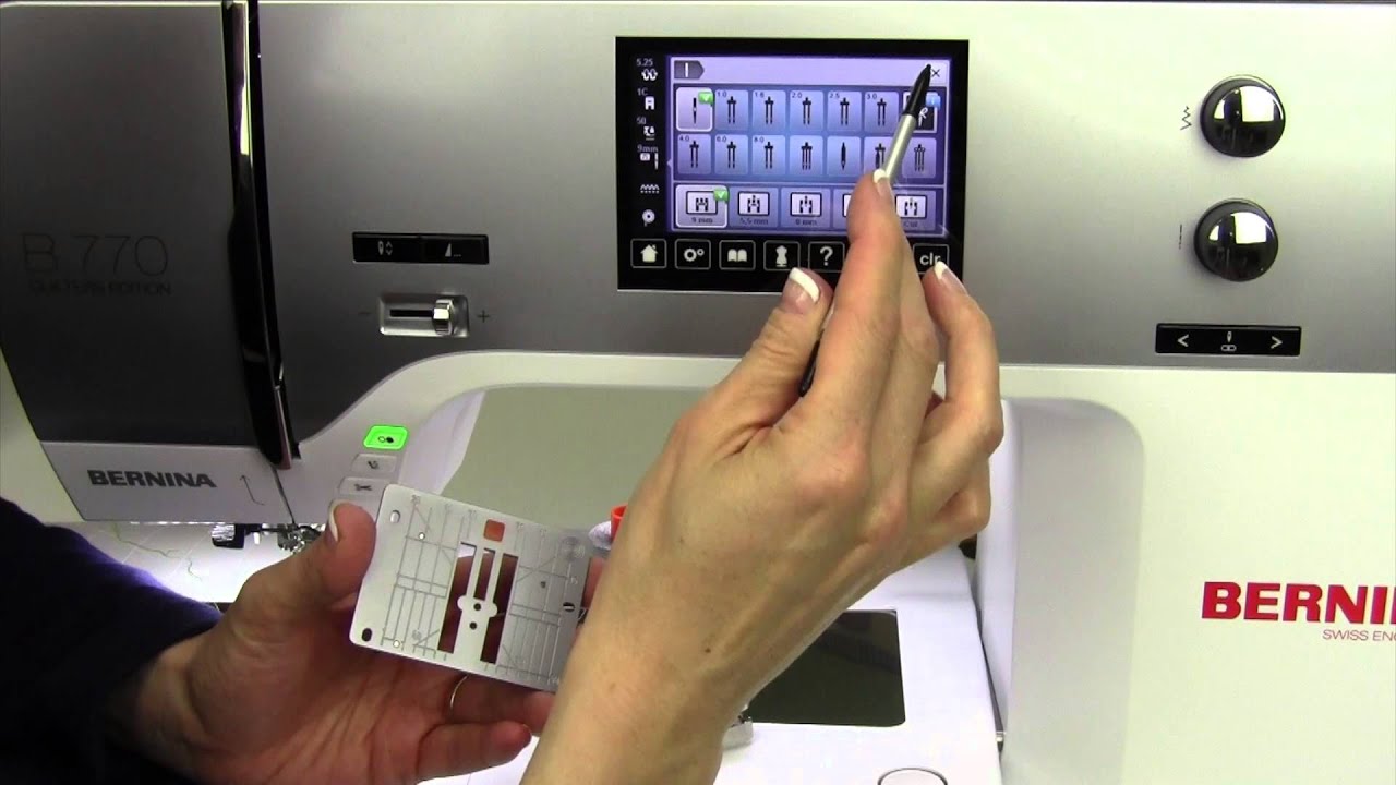 Bernina 770 64 Perfecting Your 1/4" Seam - YouTube