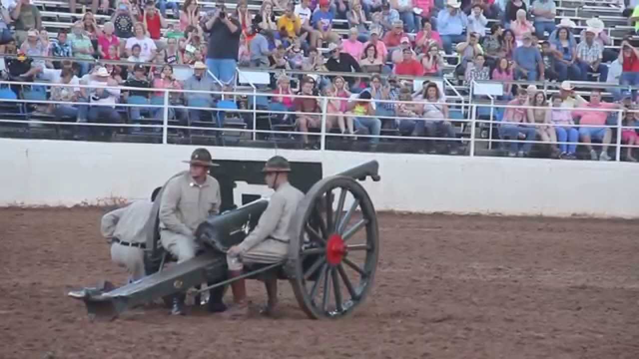Fort Sill Field Artillery Half Section, Lawton Rangers Rodeo 2014 Third ...