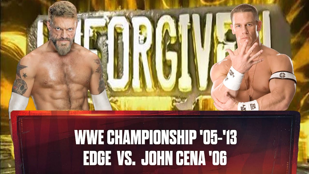 Unforgiven 2006 Rematch | John Cena vs. Edge - WWE Championship Match ...