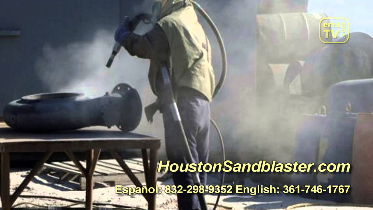 houston sandblaster - YouTube