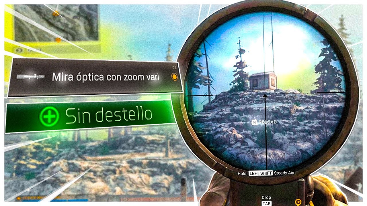 SNIPER *SIN DESTELLO* con ESTA MIRA en COD WARZONE - YouTube