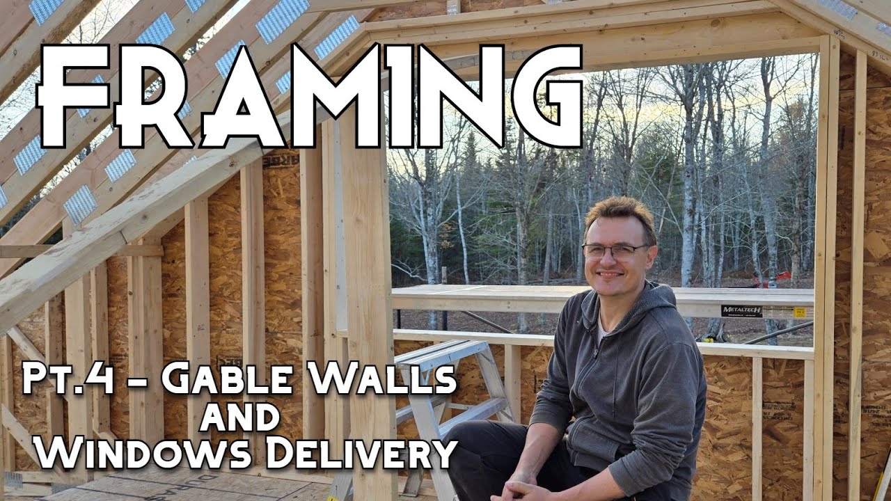 Framing - Part 4: Gable Walls Installation and Delivery of European ...