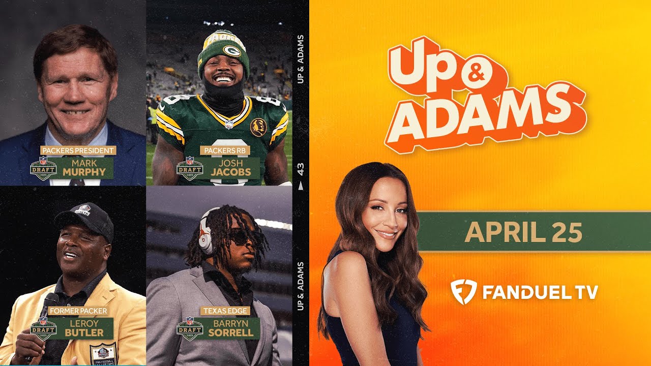 Up & Adams Show with Kay Adams! Live from the 2025 NFL Draft! | April ...