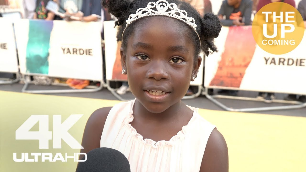 Myla-Rae Huntchinson-Dunwell on Yardie at London premiere - YouTube