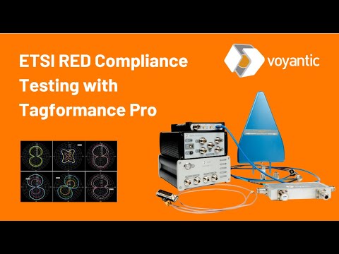 ETSI RED Compliance Testing with Voyantic Tagformance Pro - YouTube
