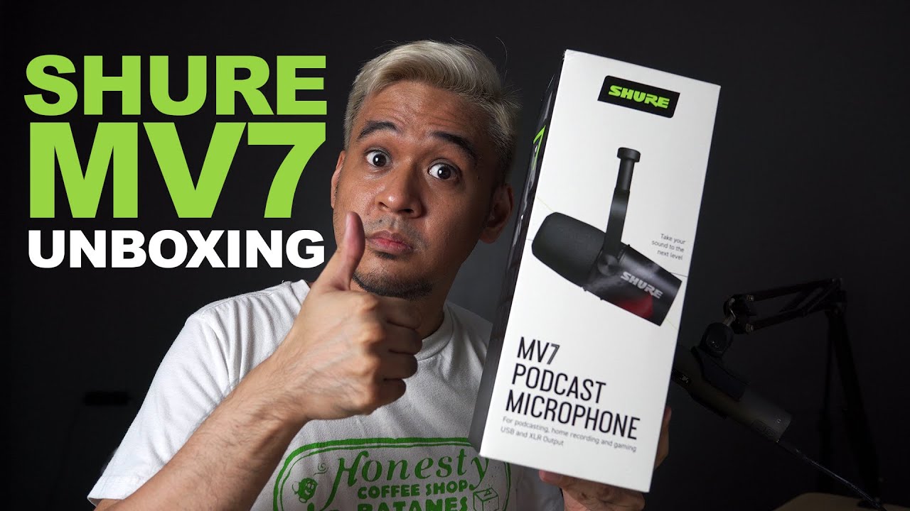 Unboxing our new Shure MV7 | Is it a mini SM7B? - YouTube