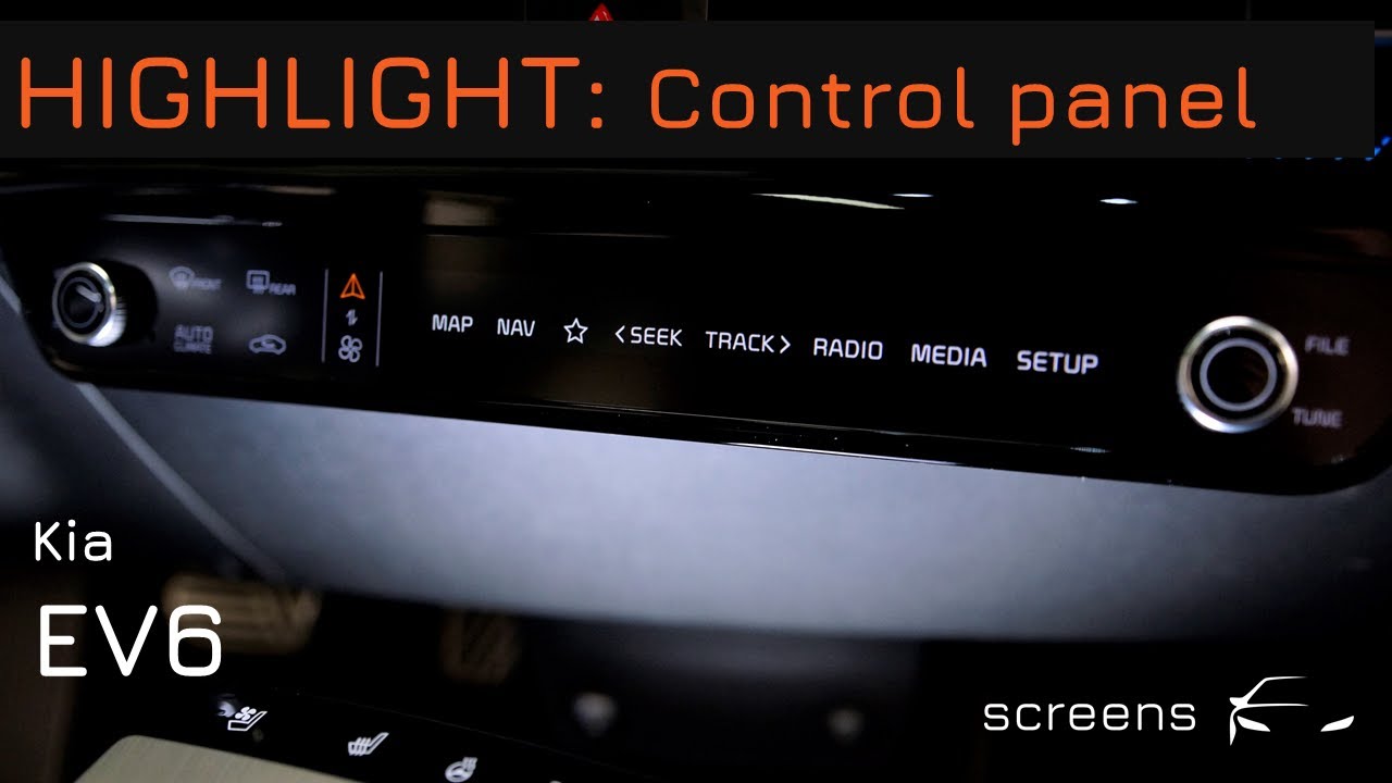Kia EV6 | Control panel - YouTube