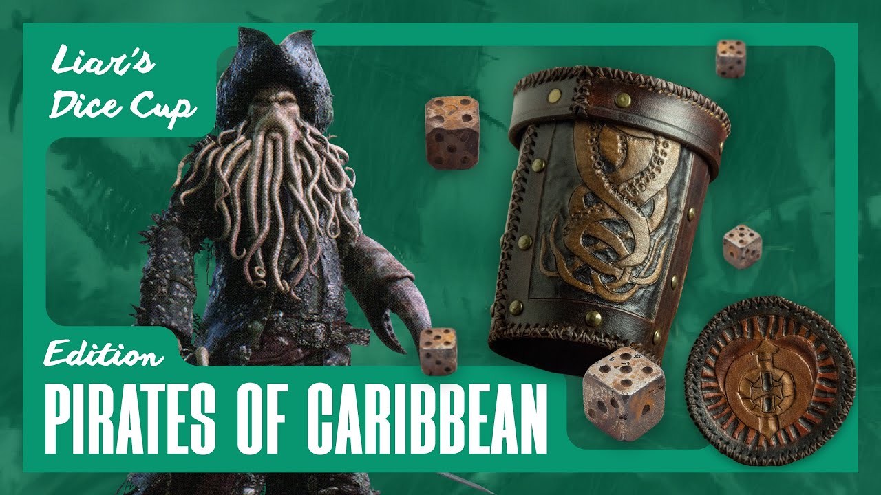 Davy Jones Dice cup - Liars Dice - DIY handcraft tutorial - YouTube