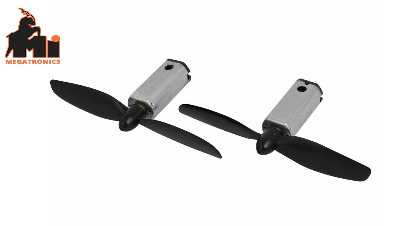 N50P5V2-E7S12 | Pair of N50 DC motor with propellers 3.7V Aircraft ...