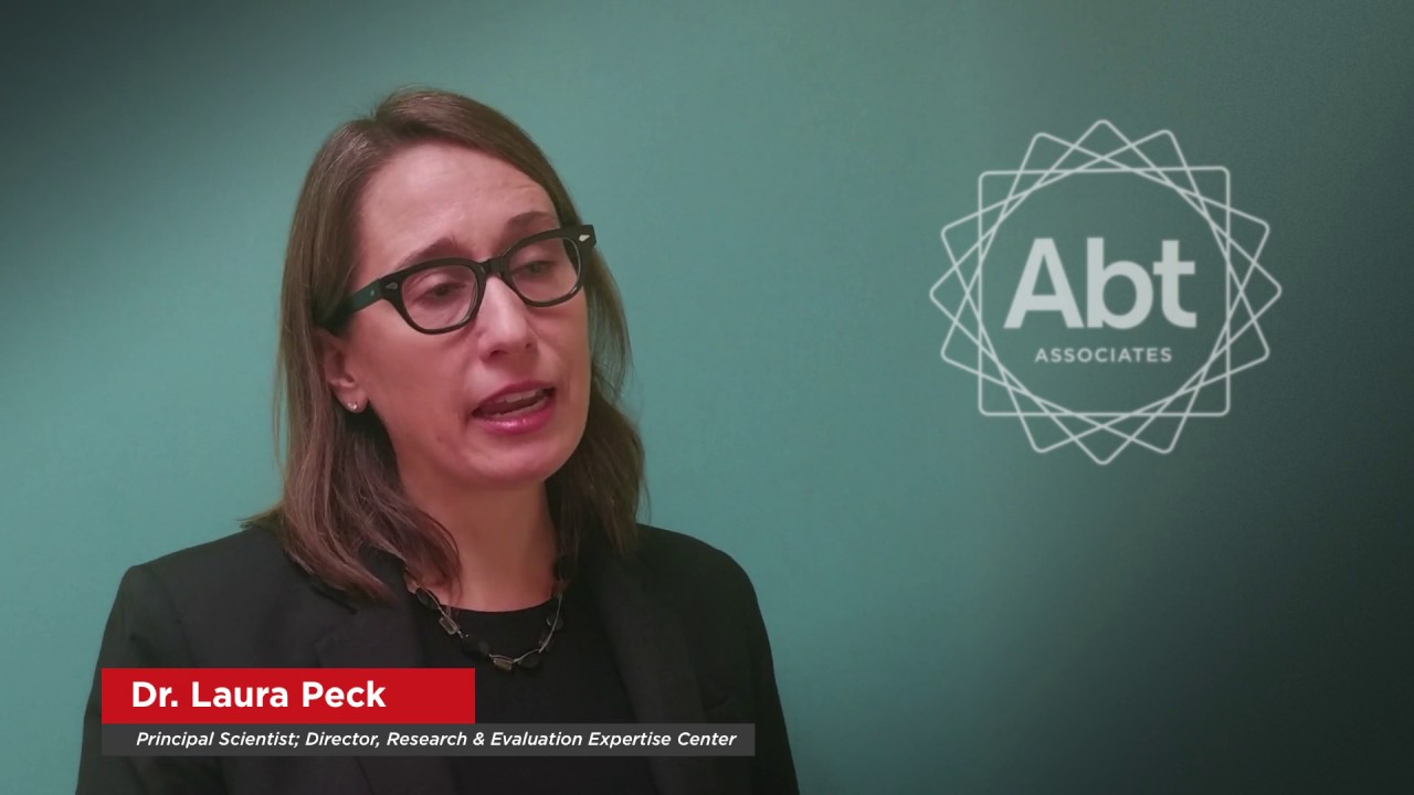Dr. Laura Peck discusses special issue of New Directions for Evaluation ...