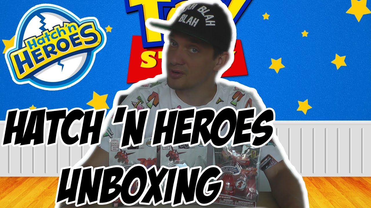 HATCH 'N HEROES DISNEY TRANSFORMING FIGURES UNBOXING TOY REVIEW - YouTube