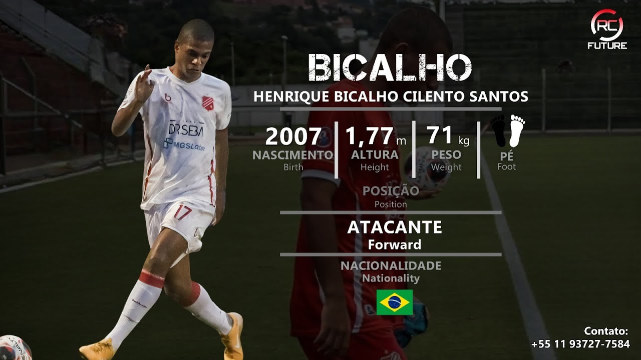 Bicalho - Atacante (Forward) - 2007 (COPA SP 2024) - YouTube