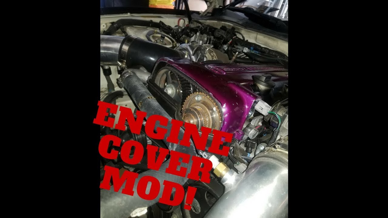 2JZ GTE-VVTI Engine Cover Mod! - YouTube
