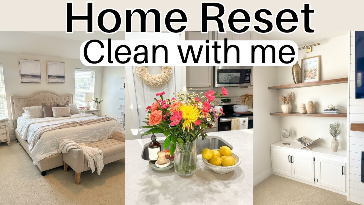 HOME RESET | Clean With Me | Home Prep Before Fall - YouTube