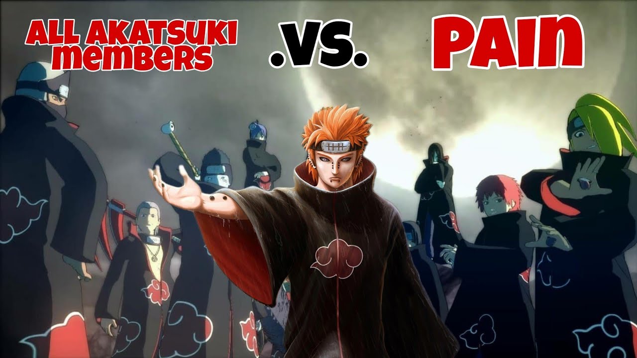 Pain vs All Akatsuki members 🔥 | Epic fights between Pain and Akatsuki ...