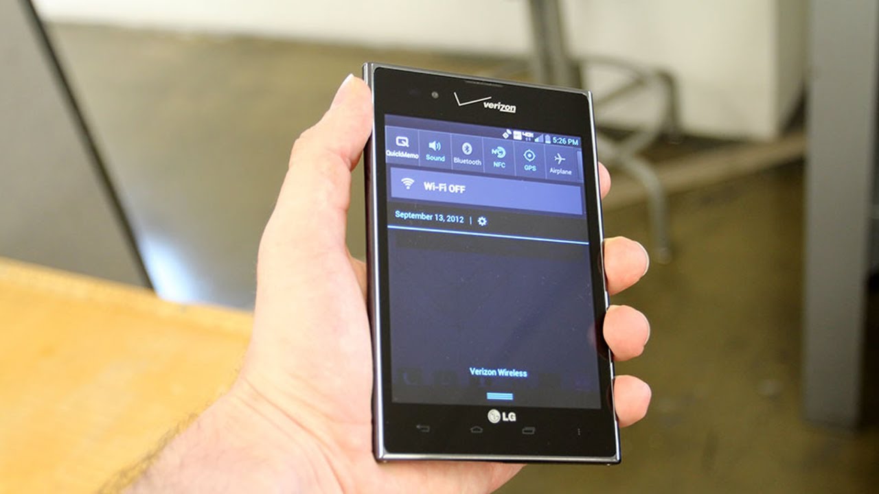 LG Intuition 4G Android Phone (Verizon Wireless) Hands on Review - YouTube