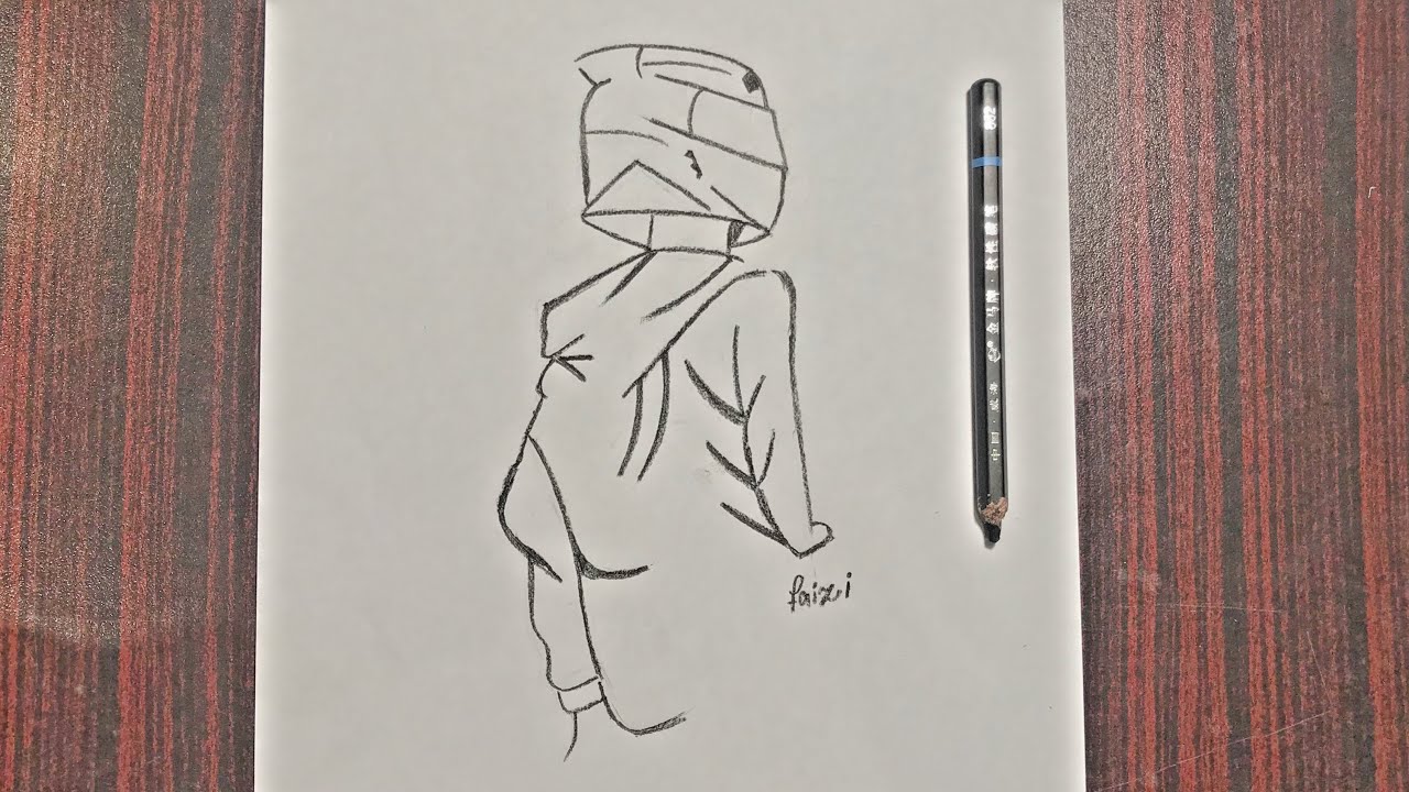 How to draw cute rider with helmet || Easy Rider drawing #Drawing # ...