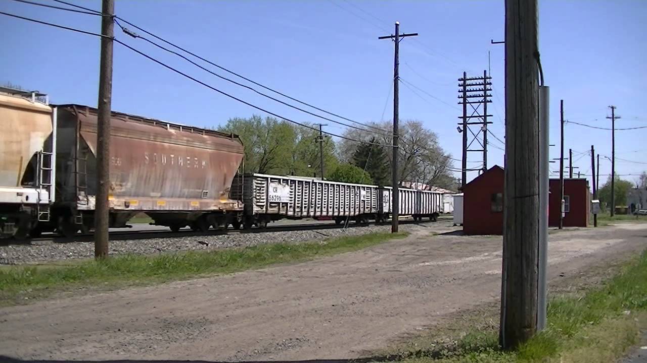 NS Short mixed freight with crew change Part two - YouTube