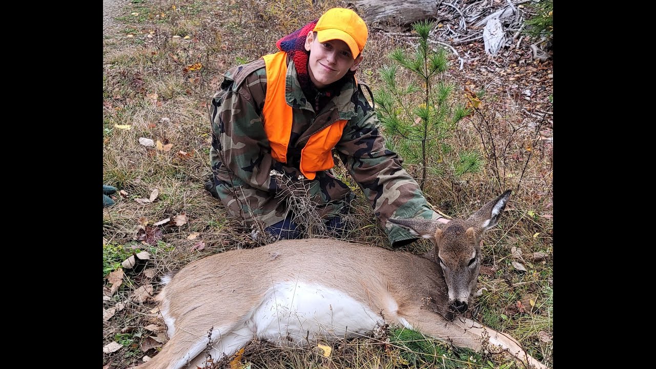 Youth Day Deer Hunting 2020, First Deer Ever, Food Plot Success - YouTube