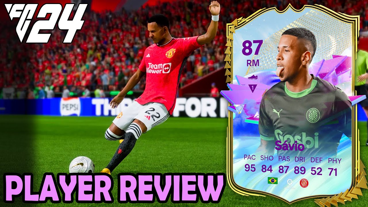 87 Future Stars Savio Player Review - EA FC 24 - YouTube