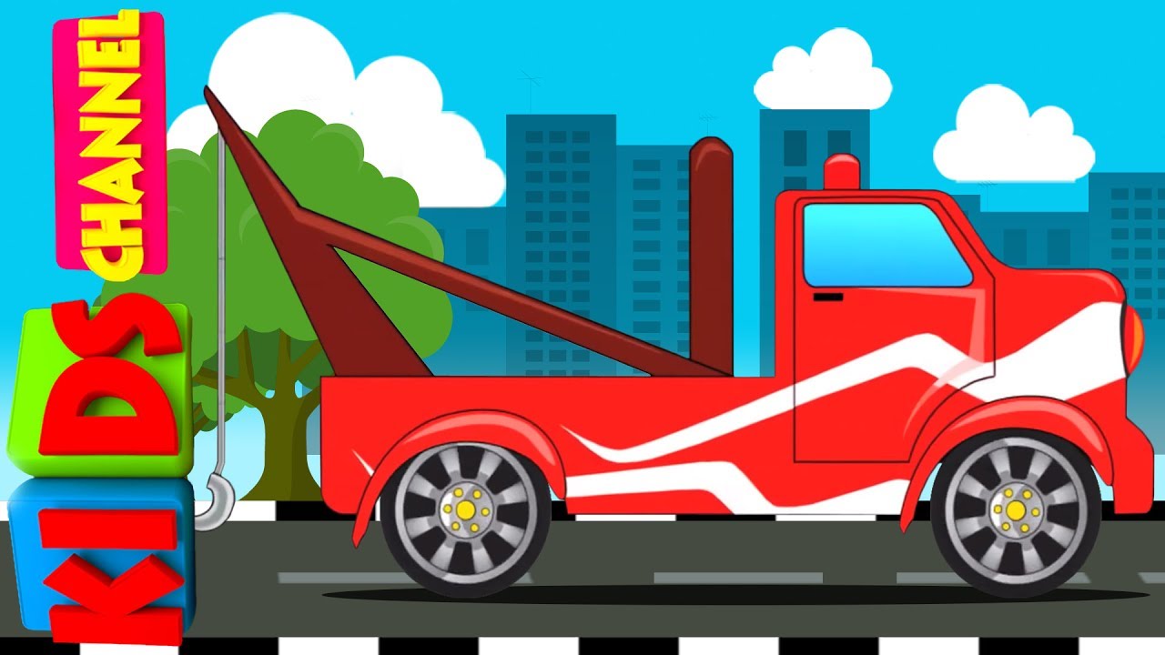 Kids Channel | tow truck | video for kids | learn vehicles | cartoon ...