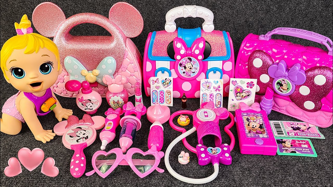 8 Minutes Satisfying with Unboxing Disney Minnie Mouse Doctor Playset ...